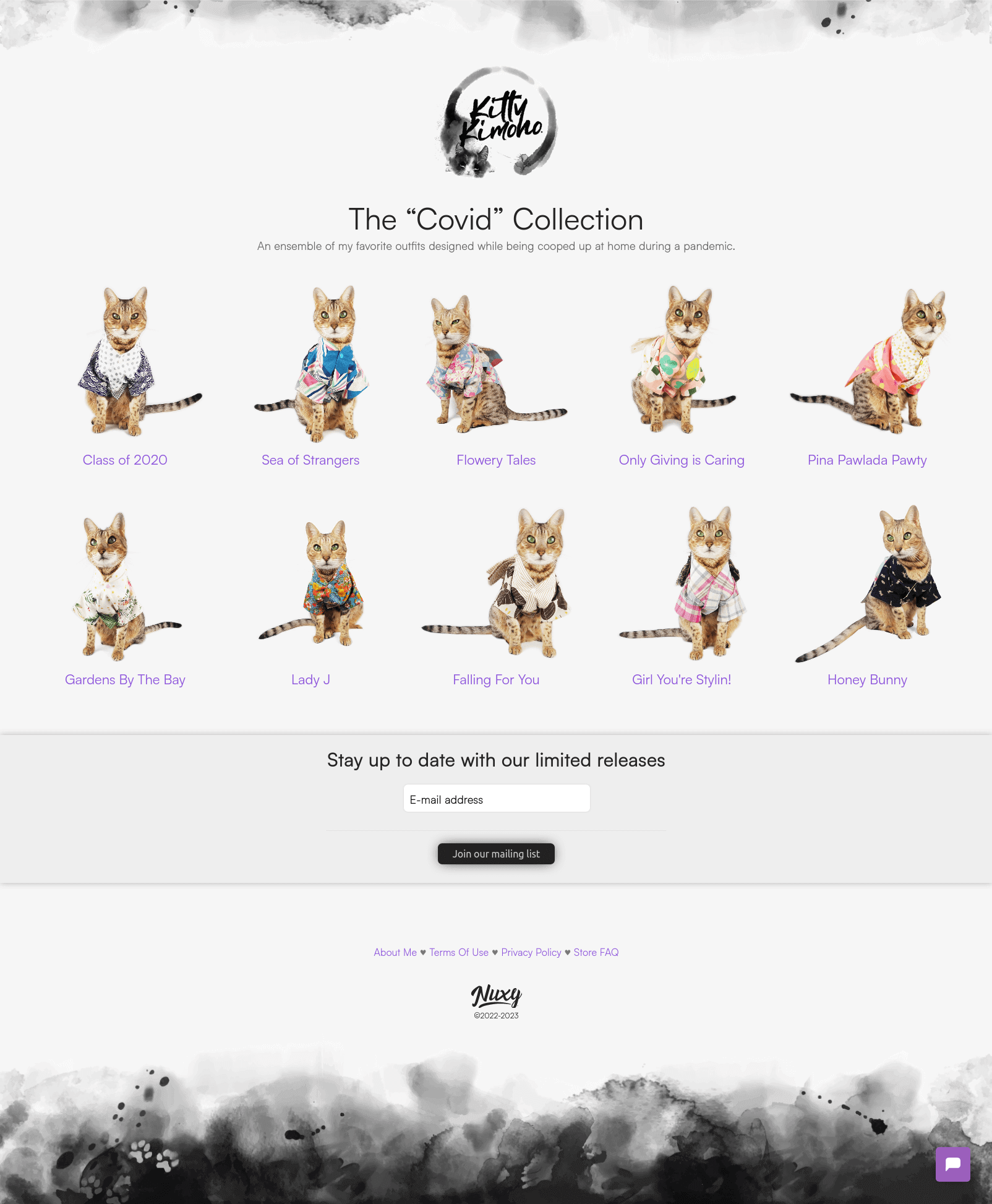 High fashion outfits for your cat | Kitty Kimono